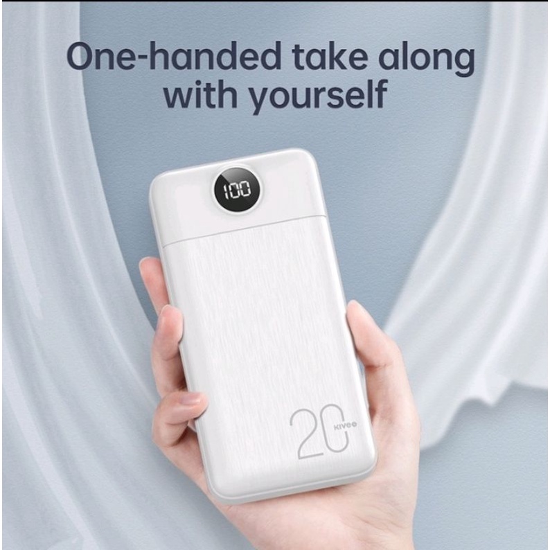 Jual Powerbank 20000 mAh Original 100% Basike Atau Kivee Digital Dual ...