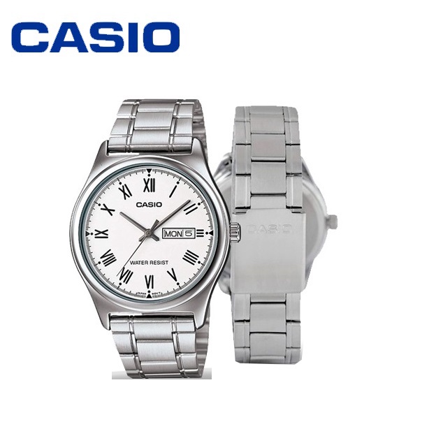 Jual CASIO ORIGINAL MTP-V006D MTP-V006 MTP-V006D-7BUDF ANALOG WATCH JAM TANGAN PRIA TALI ...