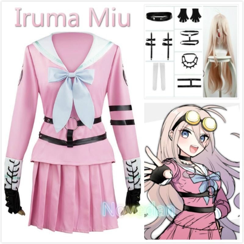 Jual PreOrder Miu Iruma Cosplay Costume Danganronpa V3 Cosplay School ...