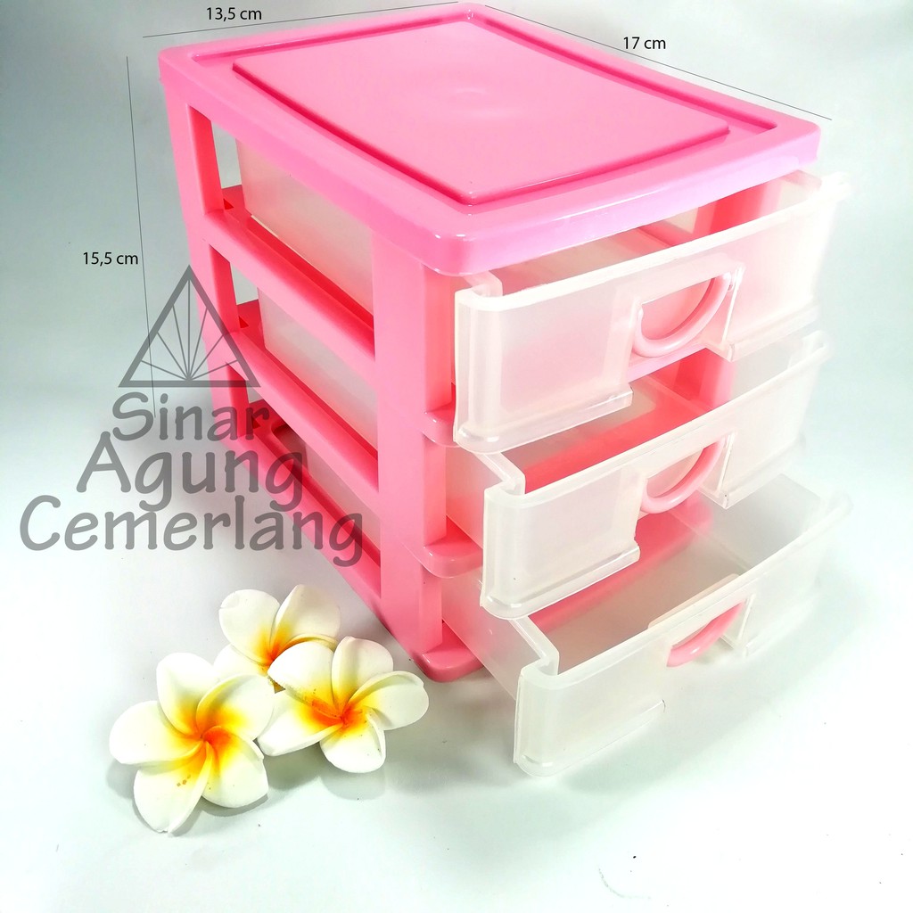 Jual Container mini 3 laci | Shopee Indonesia