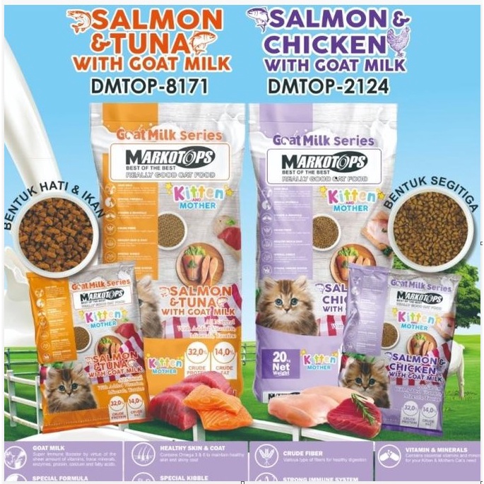 Jual Pakan Markotop MARKOTOPS MOTHER & KITTEN 20Kg Cat Food Makanan ...