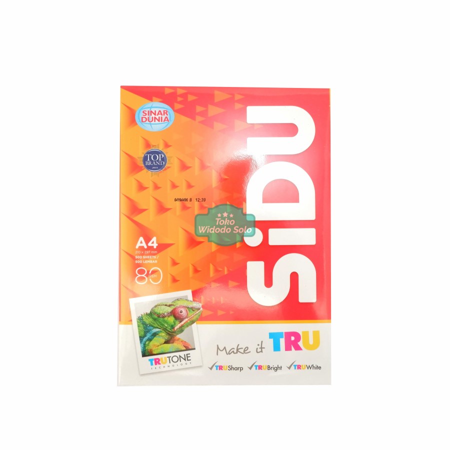 Jual 1 RIM HVS Sinar Dunia A4 80 Gram Putih Polos 210x297mm - Isi 500 ...