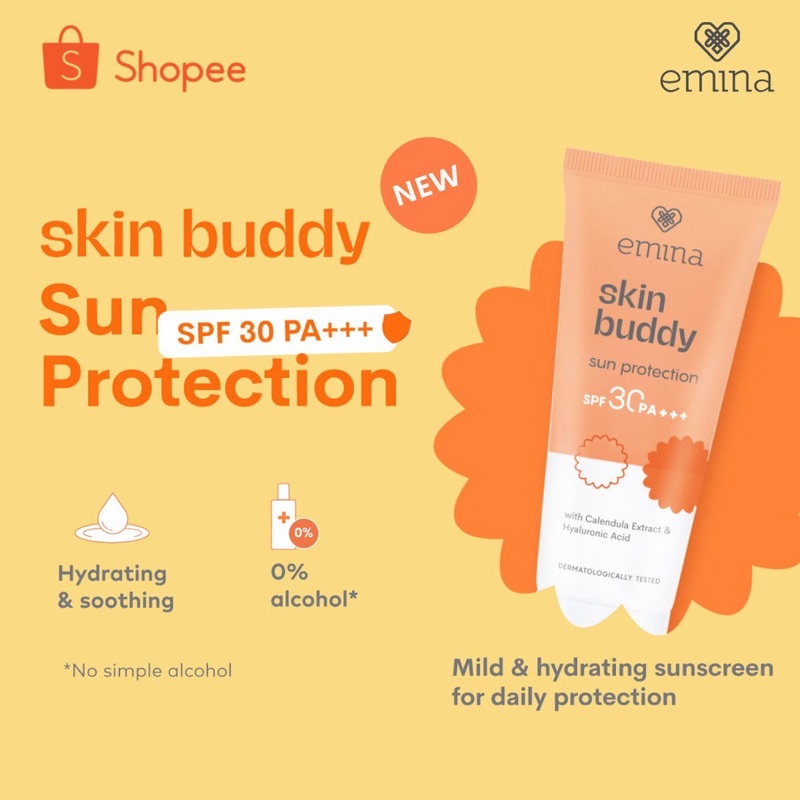 Jual Emina Skin Buddy Sun Protection SPF30PA+++ | Shopee Indonesia
