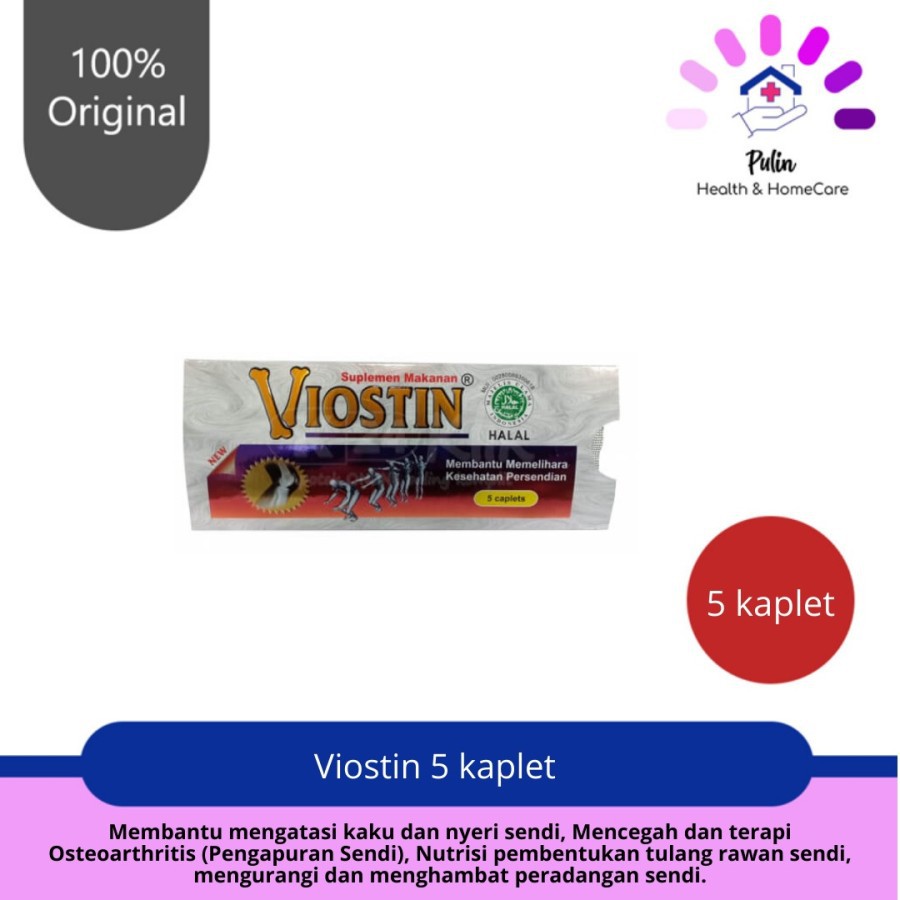 Jual Viostin 5 Kaplet / Suplemen Memelihara Kesehatan Sendi | Shopee ...