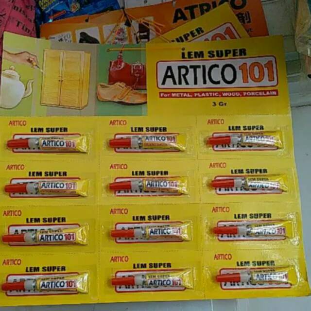 Jual Lem super Glue ARTICO 101 3g | Shopee Indonesia
