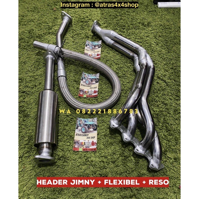 Jual knalpot header full sistem jimny katana sierra offroad 421 ...