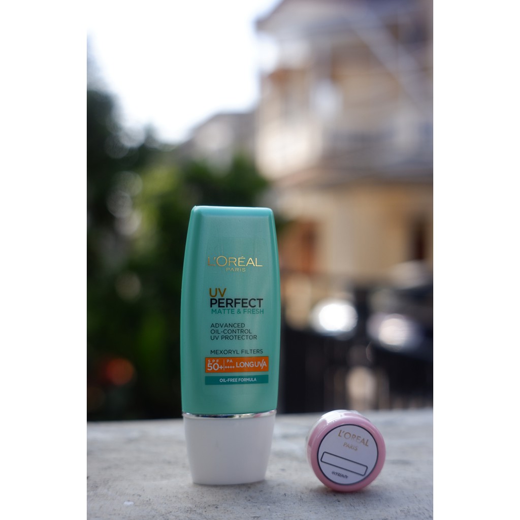 Jual loreal uv perfect matte & perfect uv protector spf 50, Sun ...