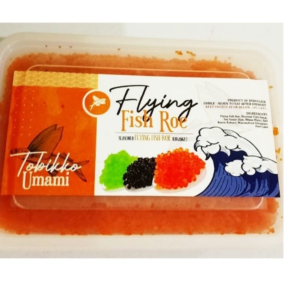 Jual Tobiko Orange Flying Fish | Telur Ikan Terbang 500gr | Shopee Indonesia