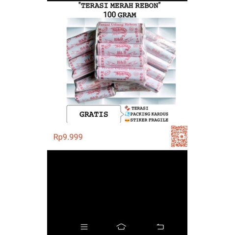 Jual terasi merah udang rebon khas cirebon | Shopee Indonesia