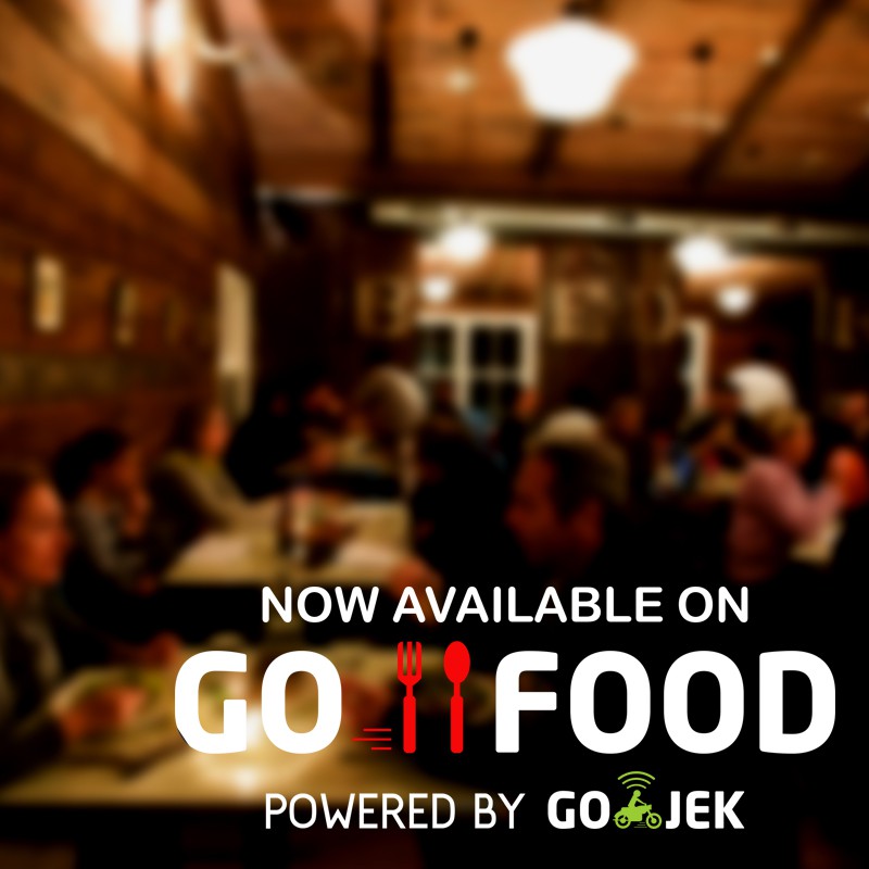 Jual Cutting Sticker Go Food Stiker Kaca Cafe Warung Restoran GOJEK ...
