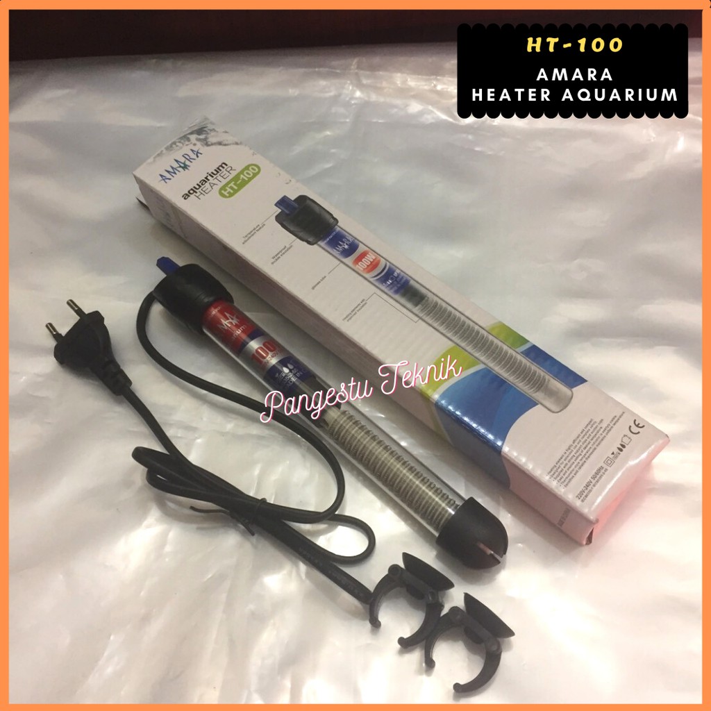 Jual Heater Akuarium Amara 100 Watt / Heater Aquarium Amara HT-100 ...