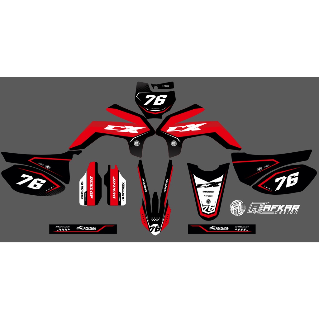 Jual DECAL VIAR CROSS X 200ES DESIGN CUSTOM (BISA REQUEST) | Shopee ...