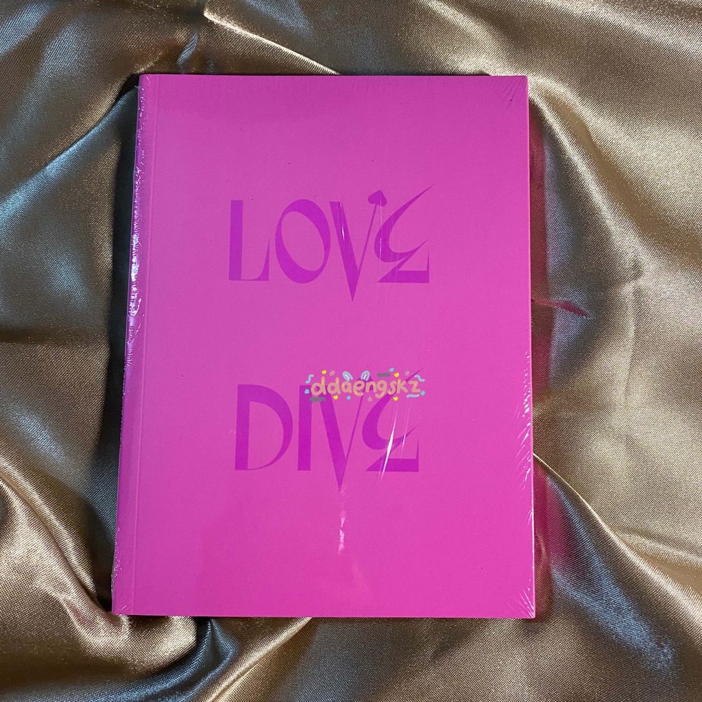 Jual IVE Love Dive Album photobook ver SEALED 2nd press [NO POSTER ...