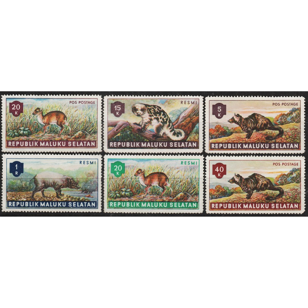 Jual Perangko Filateli M26 Republik Maluku Selatan 1953 Mammals ...