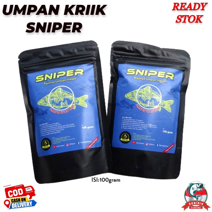 Jual Umpan Kriik Sniper - Umpan instan lomba dan harian ikan mas mas ...