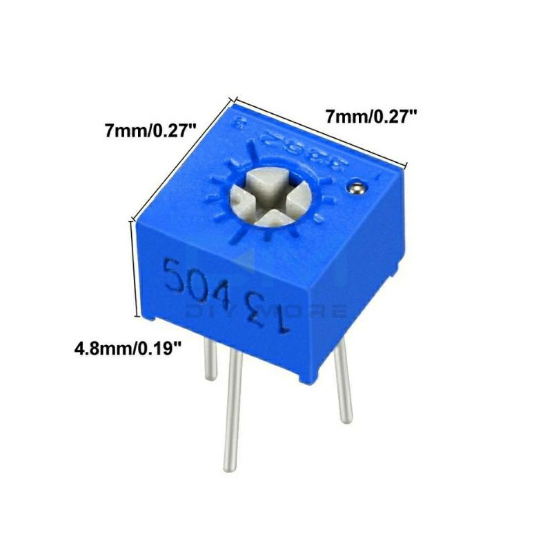 Jual Trimpot potentiometer potensiometer 3362P 3362 P 50K 100K 1M 1K ...