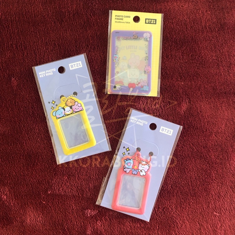 Jual [READY] BT21 Party Photocard Keyring Frame | Shopee Indonesia