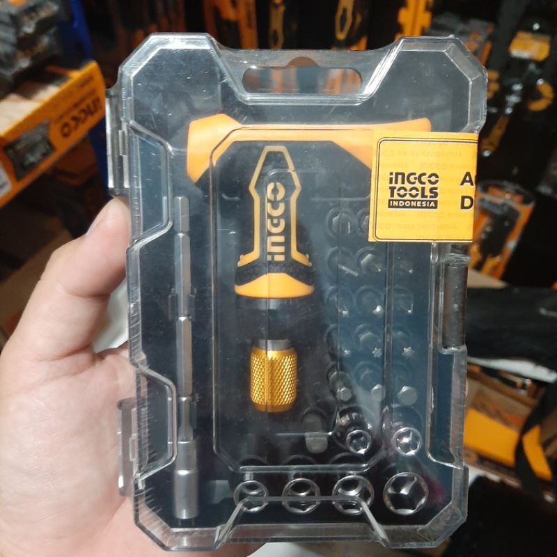 Jual Toolkit Sepeda T Handle Wrench Screwdriver Set 24 Pcs INGCO ...