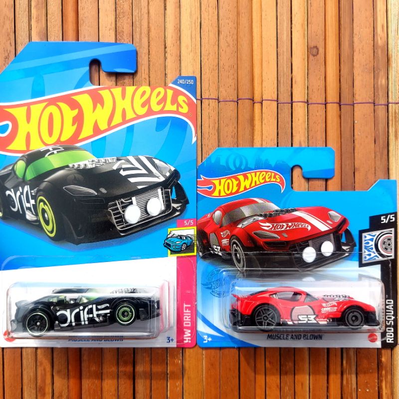 Jual HOTWHEELS MUSCLE AND BLOWN 2021 BIRU MERAH 2022 HITAM - TREASURE ...