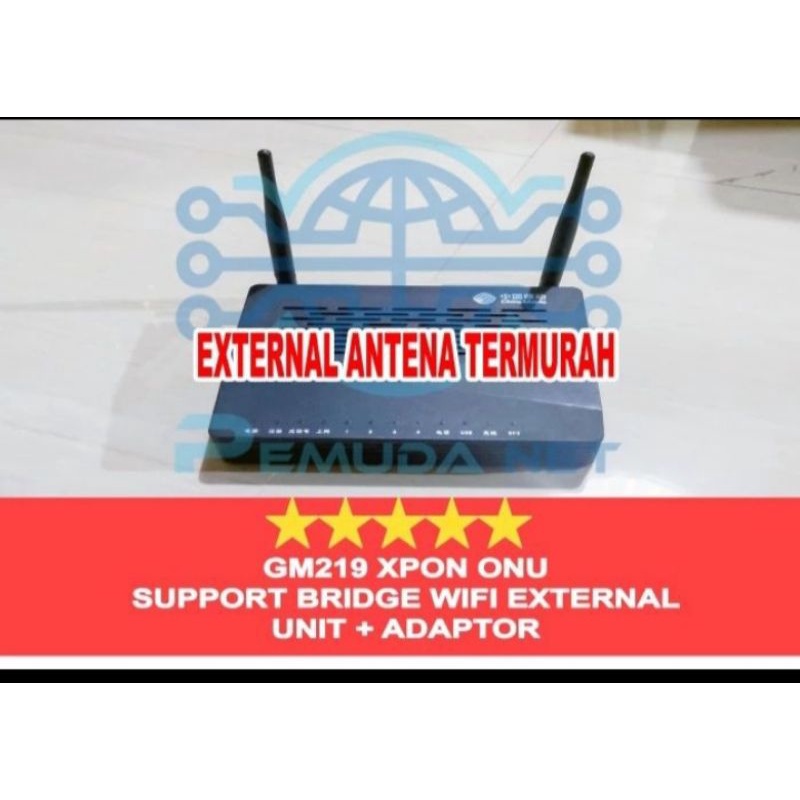 Jual GM219-S XPON EPON GPON ONU ONT Support Bridge dengan adaptor | Shopee Indonesia
