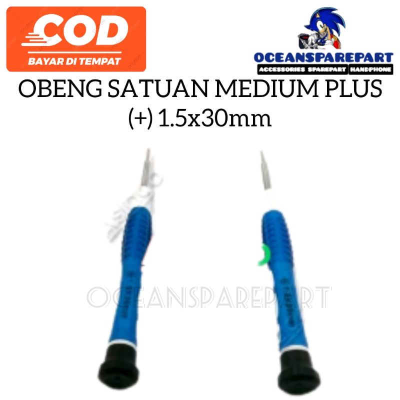Jual OBENG SATUAN MEDIUM PLUS (+) 1.5x30mm | Shopee Indonesia