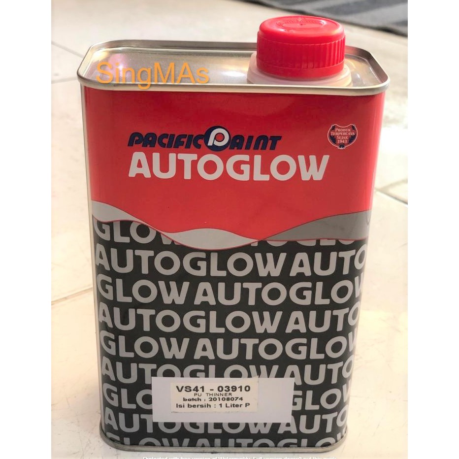 Jual Thinner PU Thiner AUTOGLOW PU 1 Liter Tiner Tinner Tenner PU Pengencer Cat Mobil/Cat Duco ...
