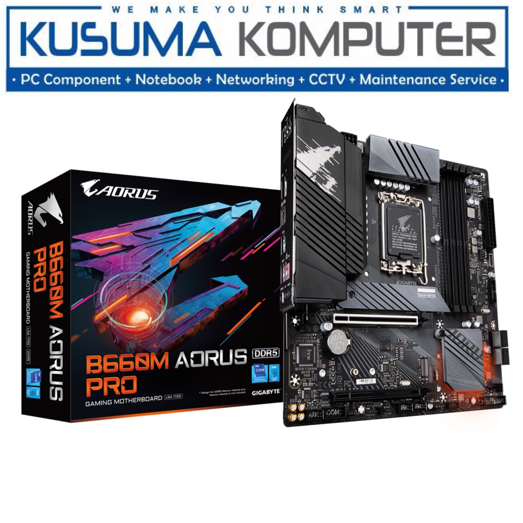 Jual Gigabyte Aorus B660M AORUS PRO DDR5 4 DIMMs NVMe PCIe 4.0 x4 M.2 ...