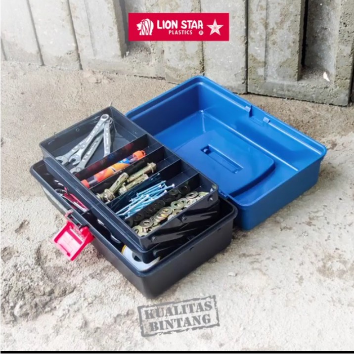 Jual LION STAR Tool Box 01 JX-19 Kotak Perkakas Tempat Penyimpanan ...