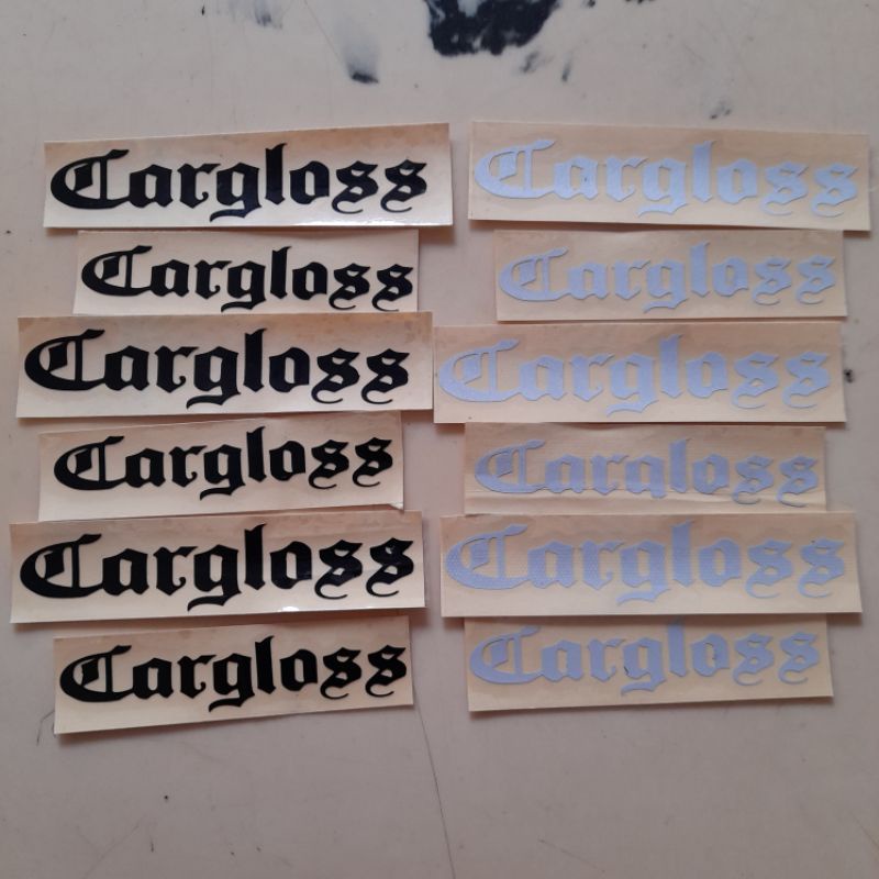 Jual STIKER CARGLOSS ORIGINAL | Shopee Indonesia