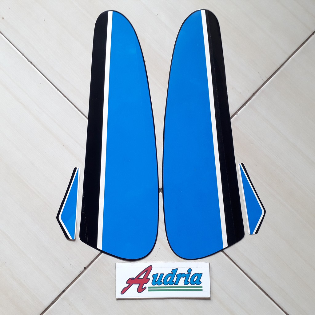 Jual Sticker Striping Motor Honda CB 100 Gelatik Biru | Shopee Indonesia