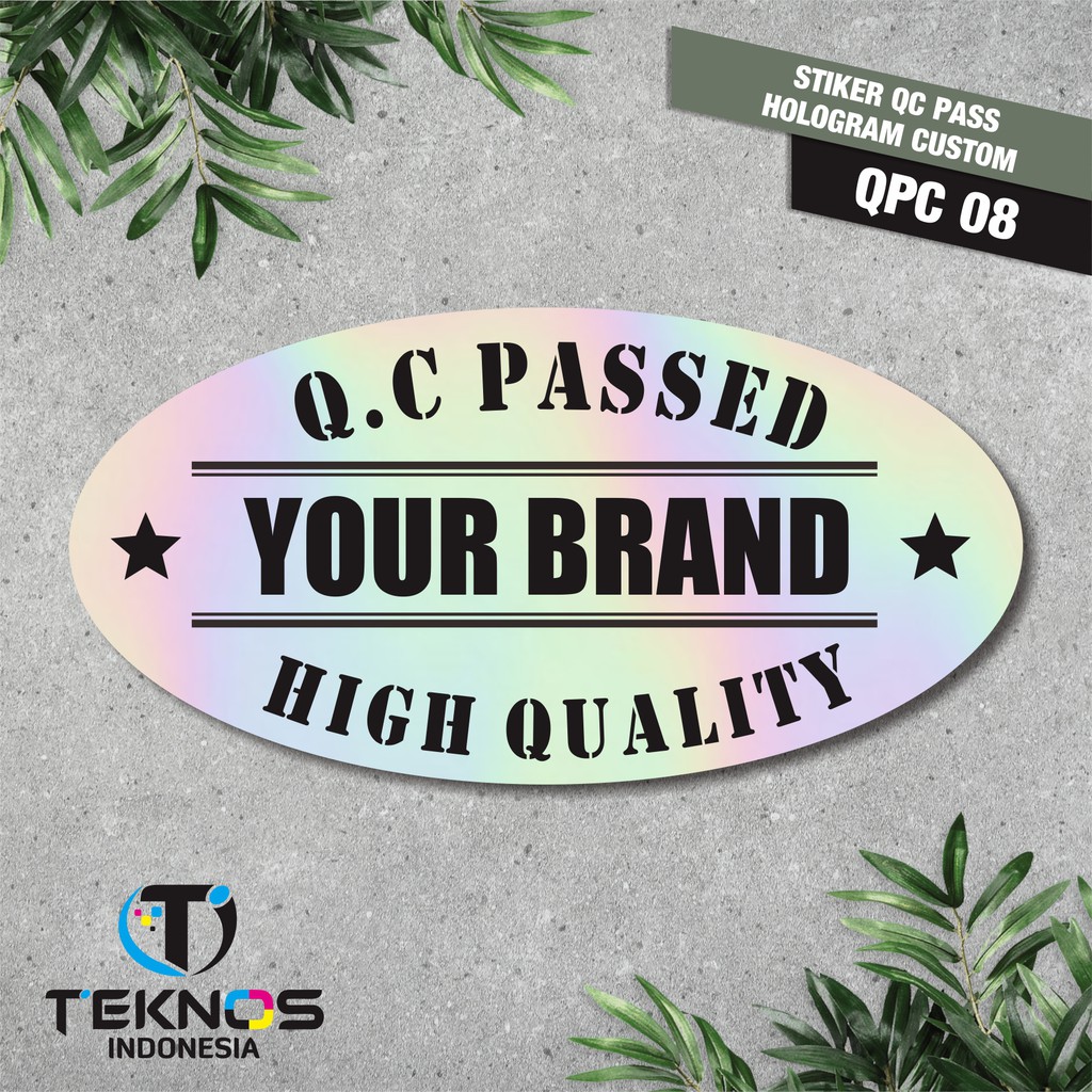 Jual STIKER STICKER HOLOGRAM ORIGINAL QC PASS CUSTOM | Shopee Indonesia