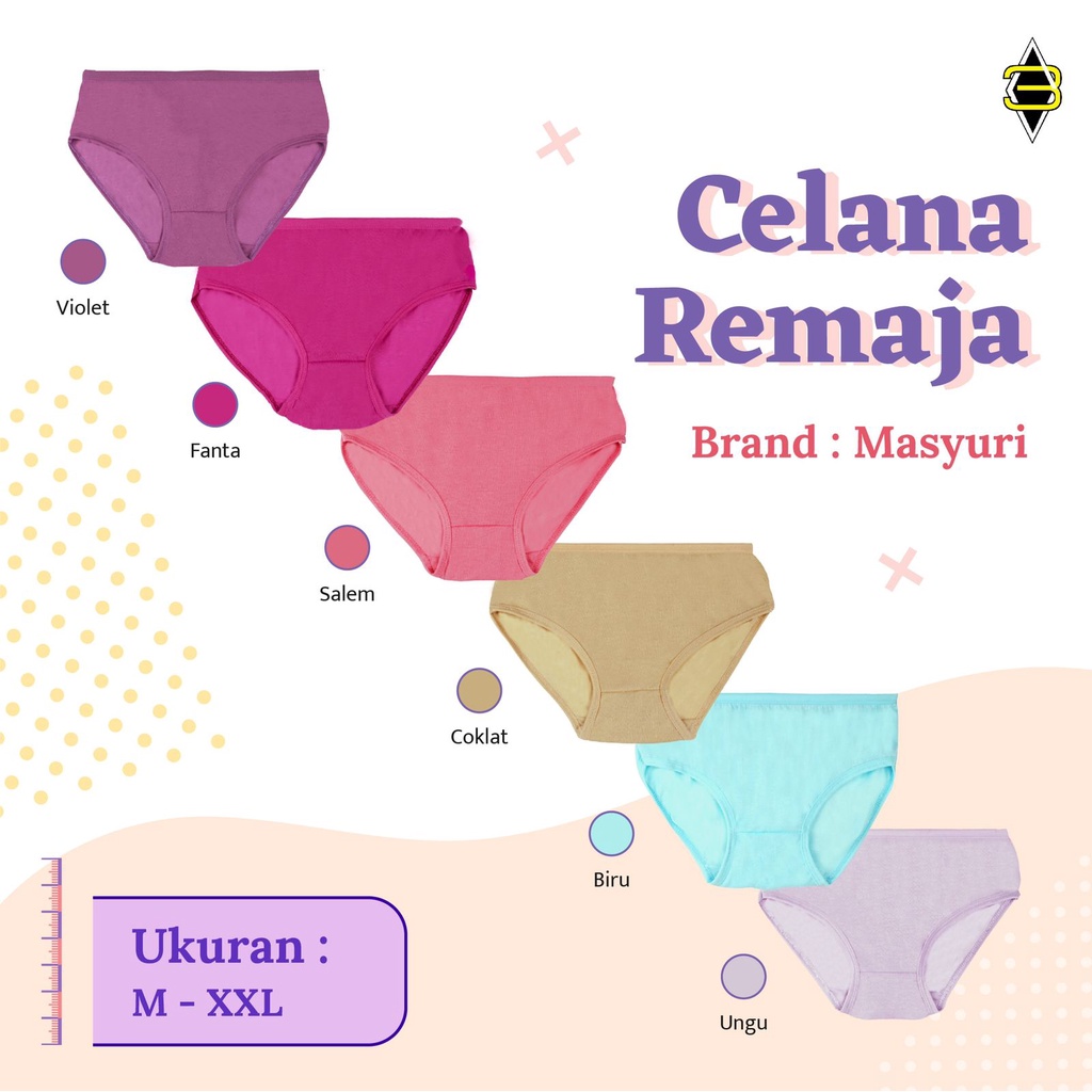 Jual 4 PCS CELANA DALAM / CD KANCUR CEWEK PAKAIAN DALAM MASYURI ABG | Shopee Indonesia