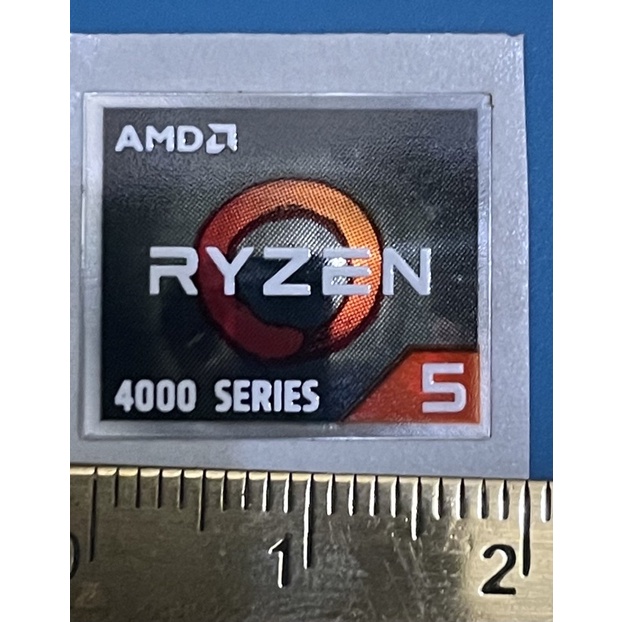 Jual Sticker stiker AMD Ryzen 5 4000Series ori | Shopee Indonesia