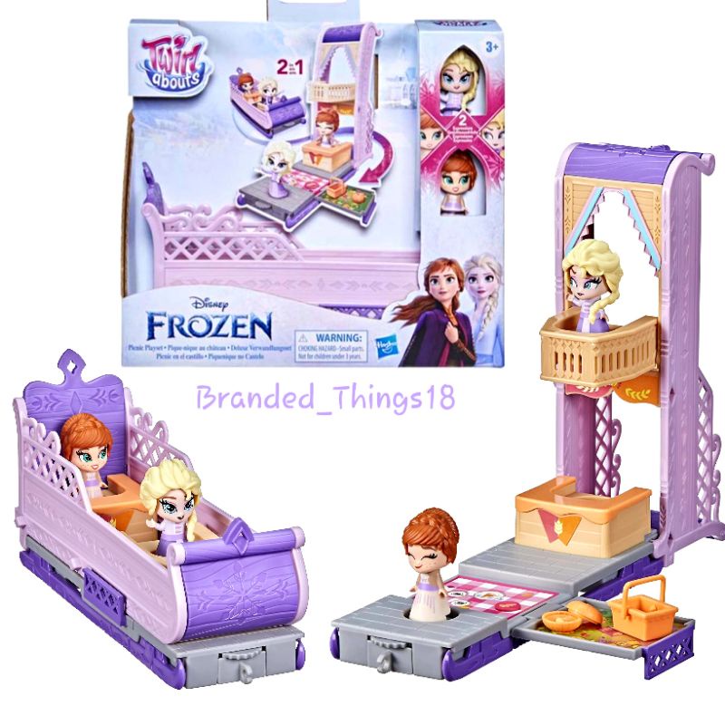 Jual Disney Twirl Abouts Frozen 2 Elsa Anna Miniature Picnic Playset ...