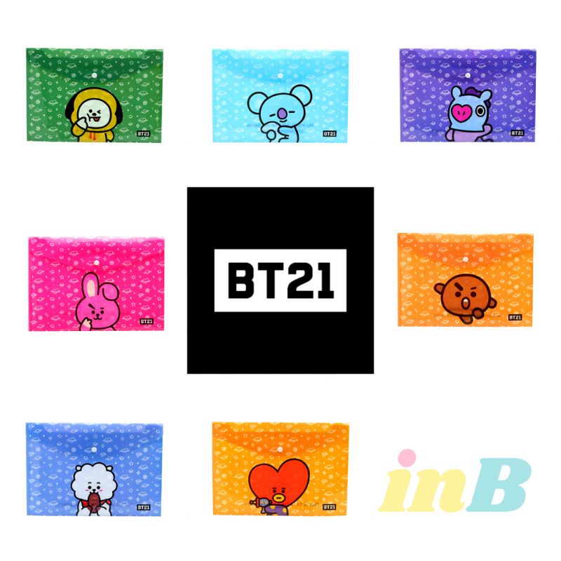 Jual Map BT21/BTS Plastik Untuk Kertas Ukuran A4 | Shopee Indonesia