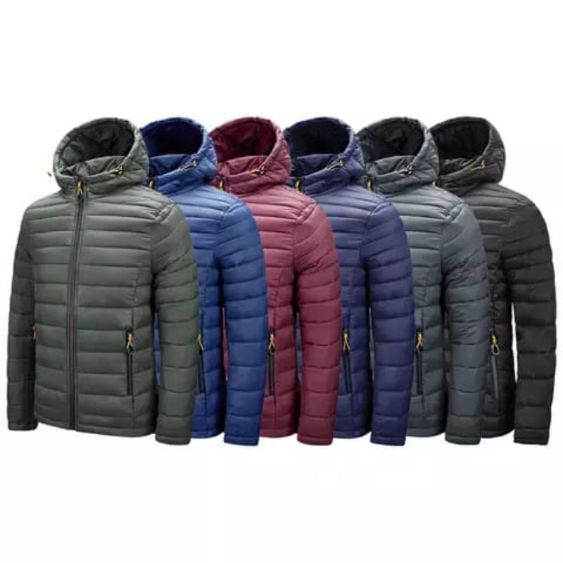 Jual jaket puffer Dacron tebal Anti angin | Shopee Indonesia