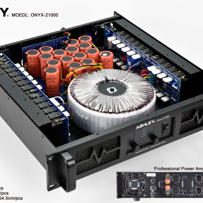 Jual POWER AMPLIFIER ASHLEY Onyx 21000 / Onyx21000 / Onyx-21000 ...
