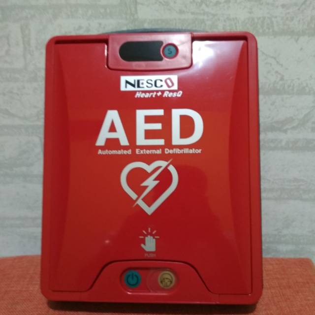 Jual AED HEART RESQ NT 381 AED AUTOMATIC EXTERNAL DEFIBRILATOR ALAT PACU JANTUNG PORTABLE NESCO ...