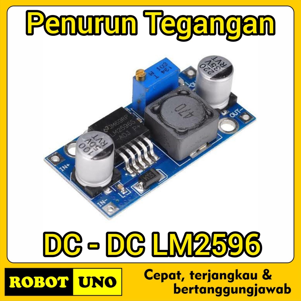 Jual Penurun Tegangan Step Down LM2596 Voltage Regulator DC-DC LM2596 | Shopee Indonesia