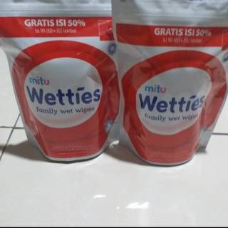 Jual Tissu Mitu Wetties ( Tissu Antiseptic ) | Shopee Indonesia