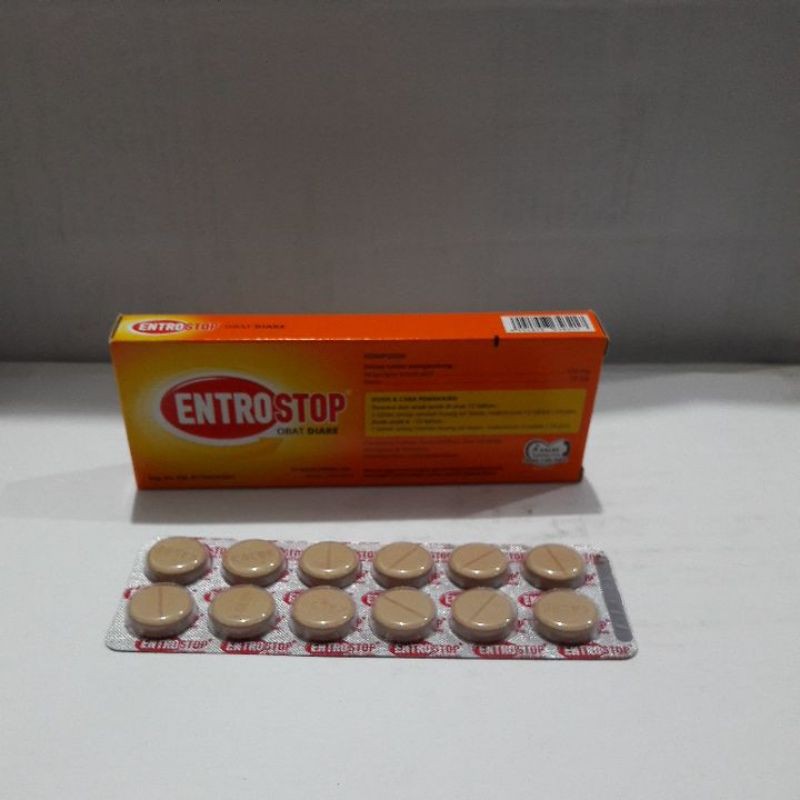 Jual entrostop tablet 1 strip/obat sakit perut | Shopee Indonesia