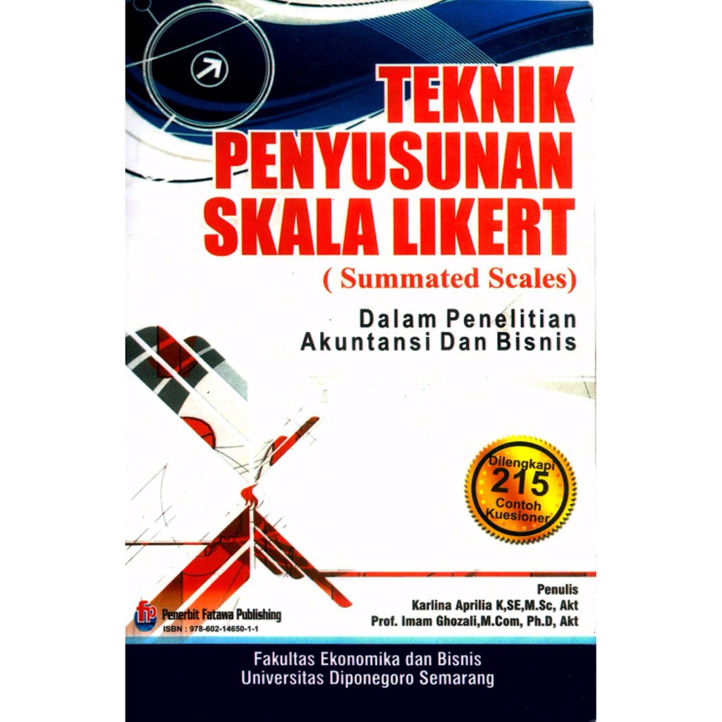Jual Buku Teknik Penyusunan Skala Likert Summated Scales Dalam ...