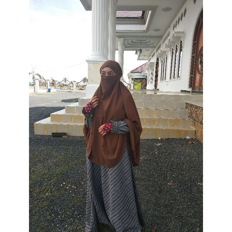 Jual French Khimar Sepaha | Shopee Indonesia