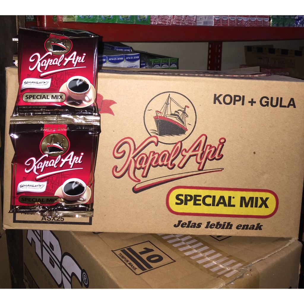 Jual Kapal Api Special Mix Sachet 25gr Dus | Shopee Indonesia