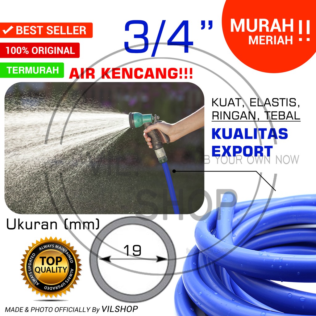 Jual SELANG AIR 3 4 SILICONE SELANG AIR KARET 3 4 INCH SELANG