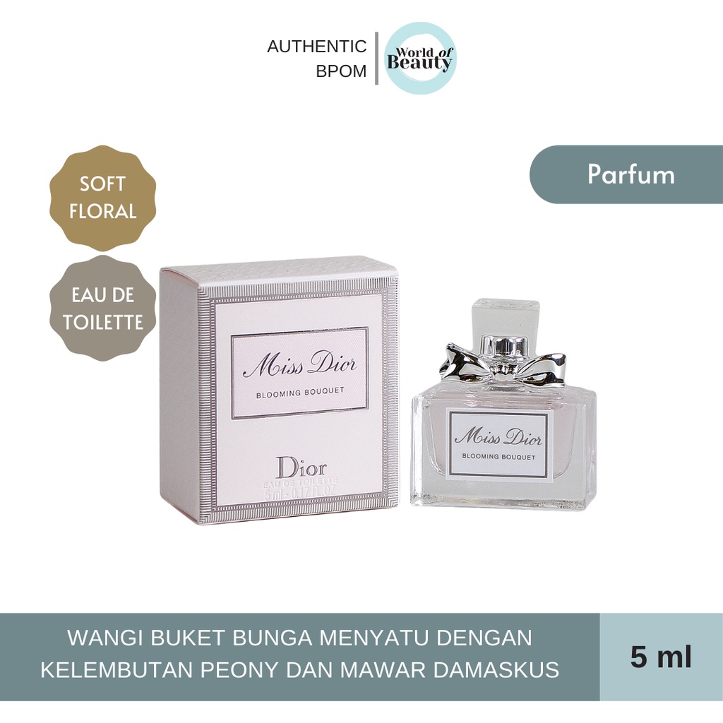 Jual [100% Original] Dior Miss Dior Blooming Bouquet Parfums Mini 5ml ...