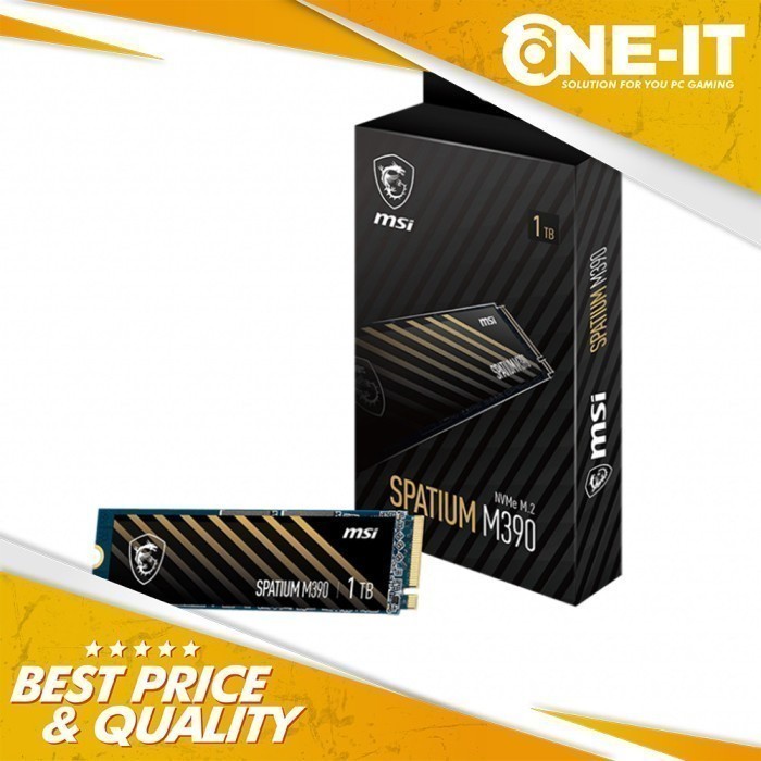 Jual SSD MSI SPATIUM M390 NVMe M.2 250GB | Shopee Indonesia