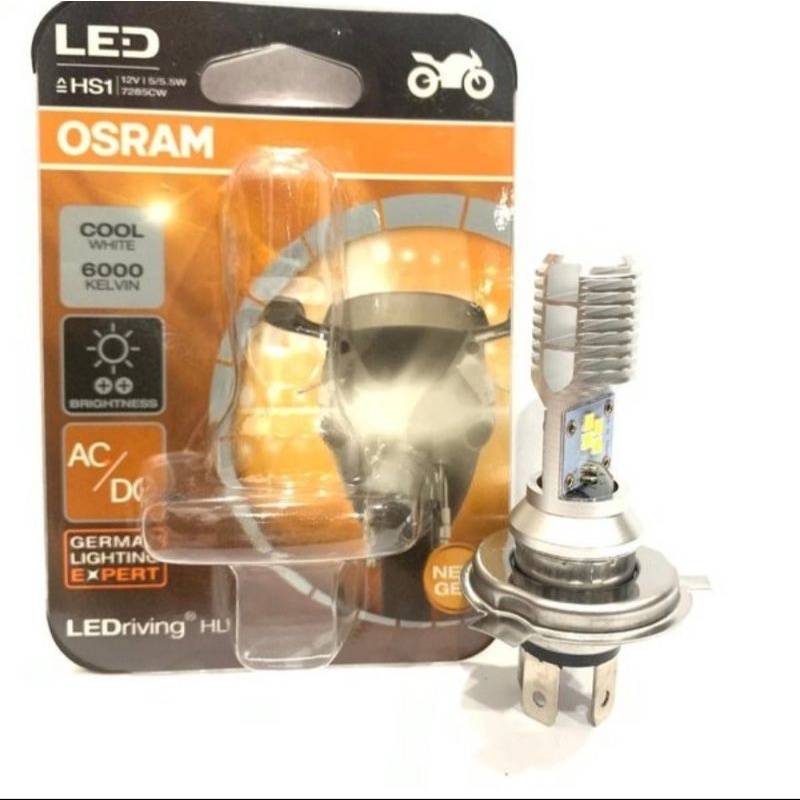 Jual BOLHAM Halogen OSRAM LED HS1 (VIXION, SCOOPY, CB150R). Sinar PUTIH dan Kuning. | Shopee ...