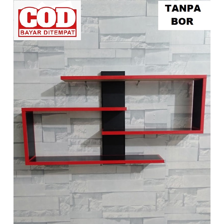 Jual {COD} RAK DINDING LAPIS HPL / RAK PAJANGAN / RAK HIAS / RAK ...