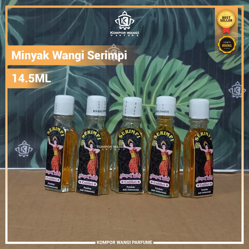 Jual Minyak Wangi Serimpi 14.5 Ml Parfum Non Alkohol Original Segel ...